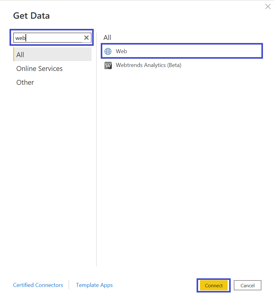 Integrating the myITprocess reporting API as a data source for Power BI